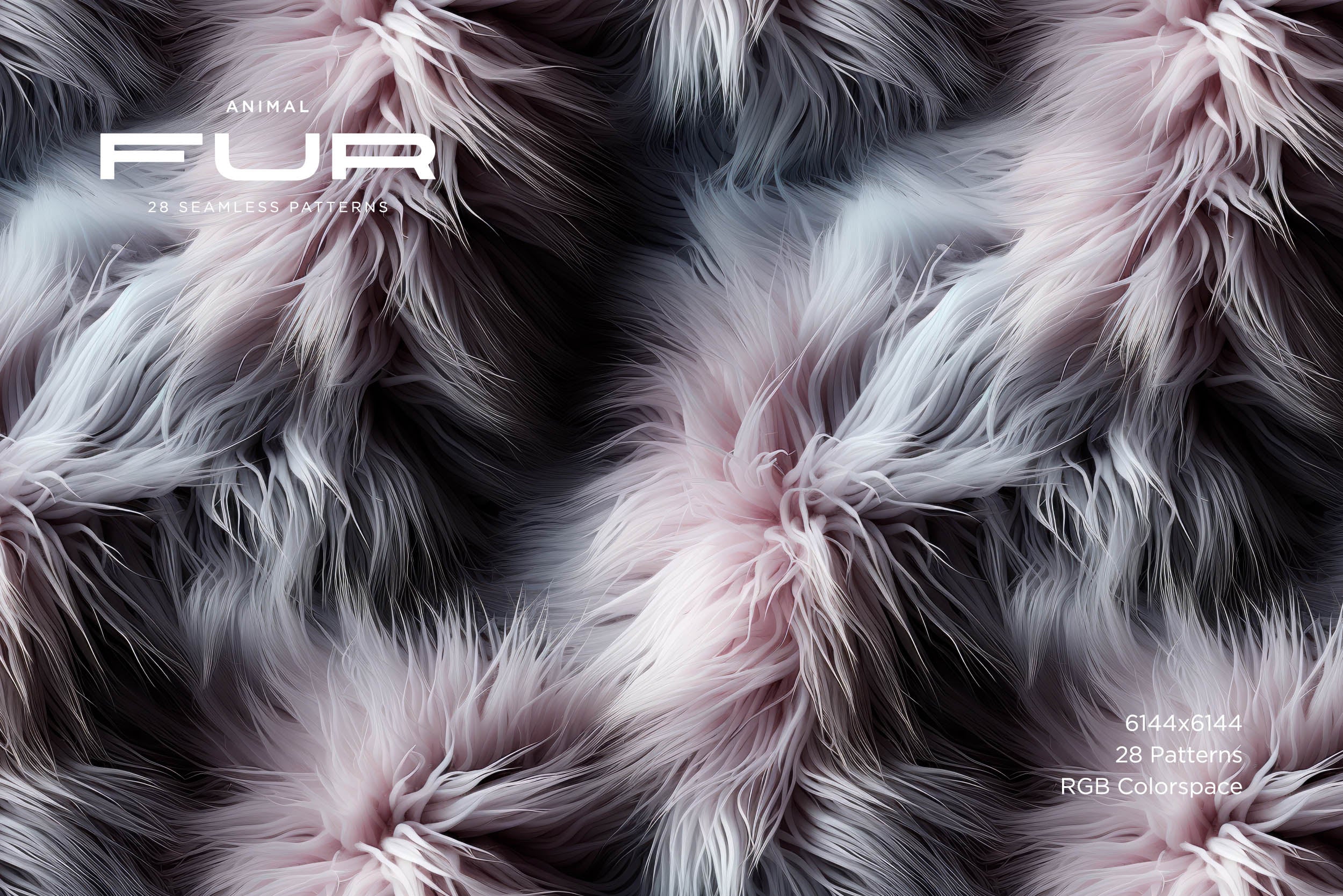 Animal Fur: 28 Seamless Patterns – RuleByArt