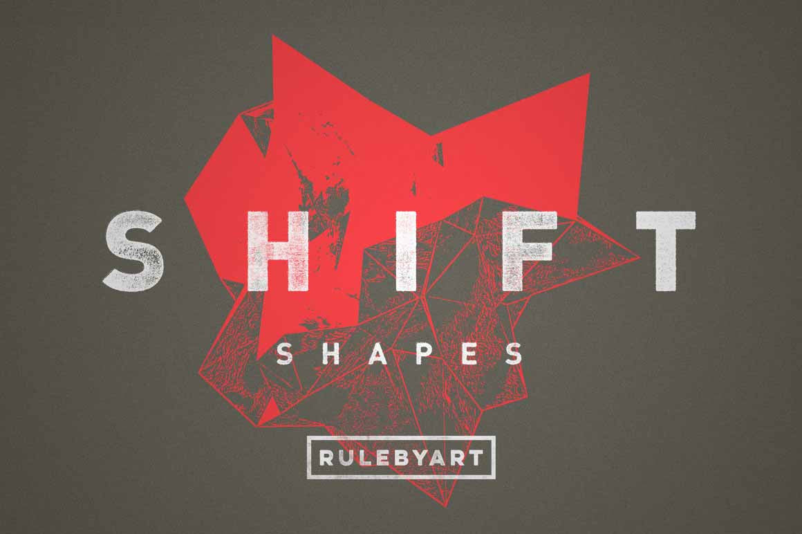 Shift Abstract Vector Shapes – RuleByArt