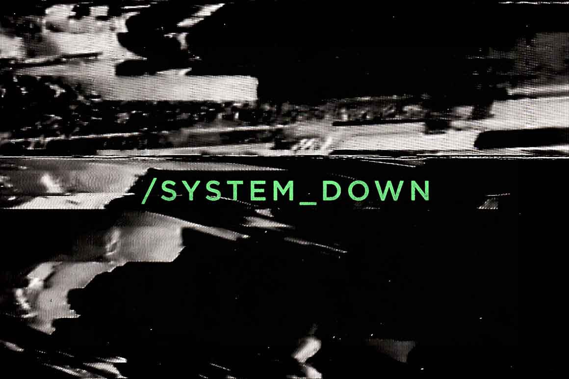 System Down Distortion Glitch Textures – RuleByArt