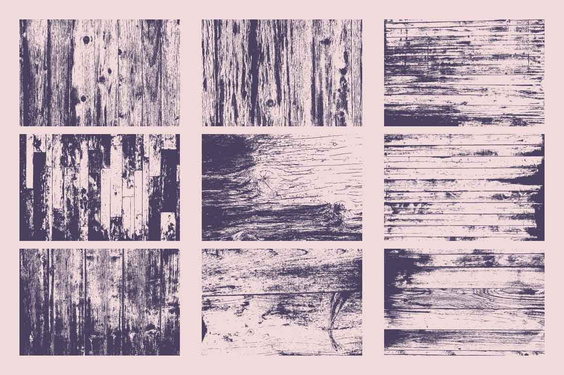 Wood Block Print Texture