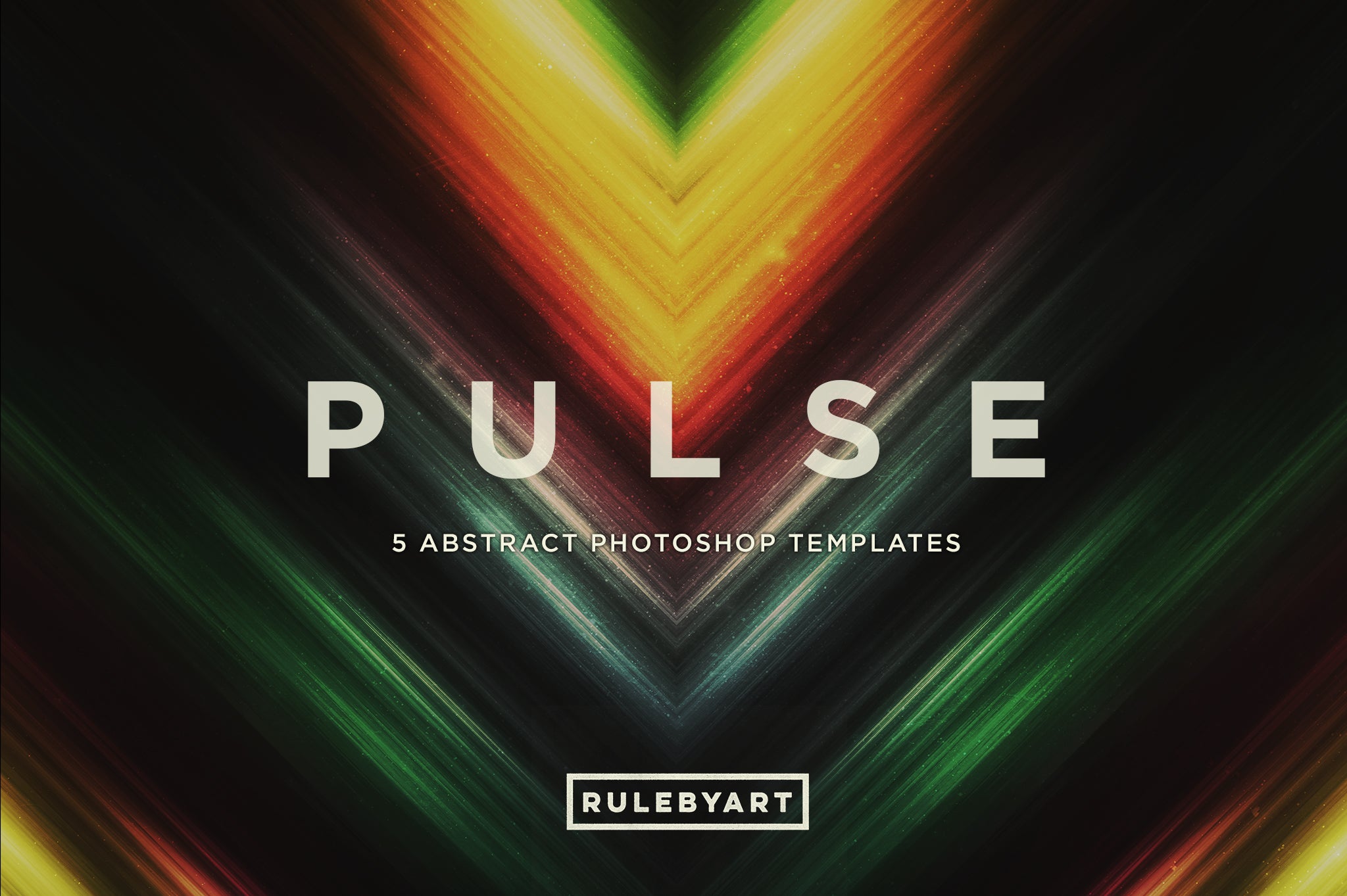 Pulse Abstract Light Photoshop Templates – RuleByArt